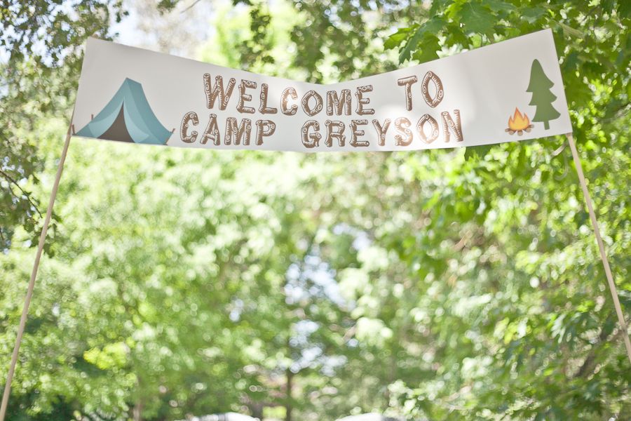 First Birthday Party Ideas | Camping Theme