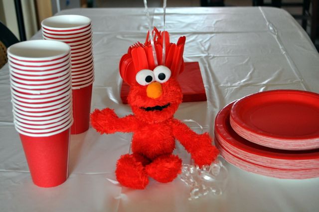 A DIY Elmo Themed Birthday Party for Kids