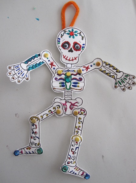Skeleton Craft Perfect for Halloween & Día de Los Muertos Tinybeans