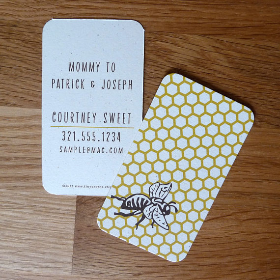 Personalized Calling Cards for Moms