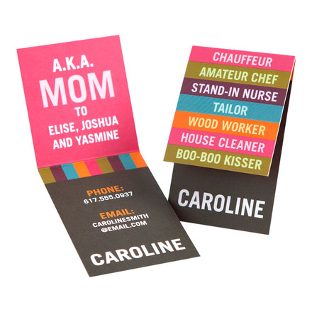 Personalized Calling Cards for Moms