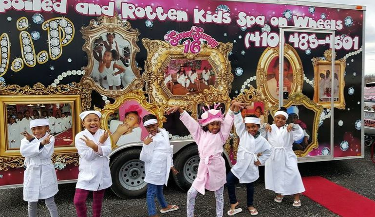 Pampered Party-Goers: Mobile Spas for Kids - Tinybeans