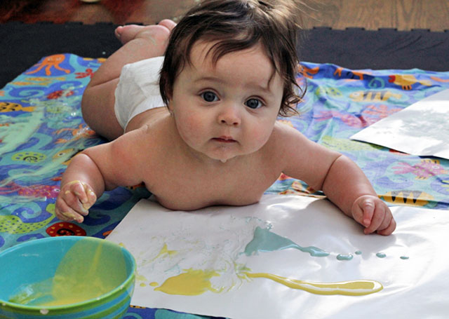 Baby-Safe Finger Paint Recipe for Your Little Artist