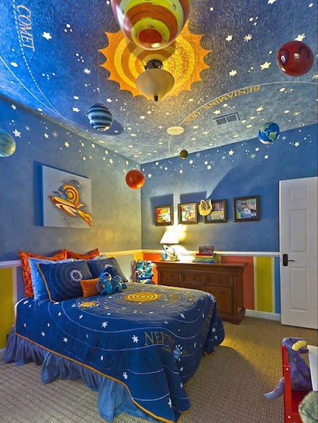 11 Awesome Space Themed Room Ideas