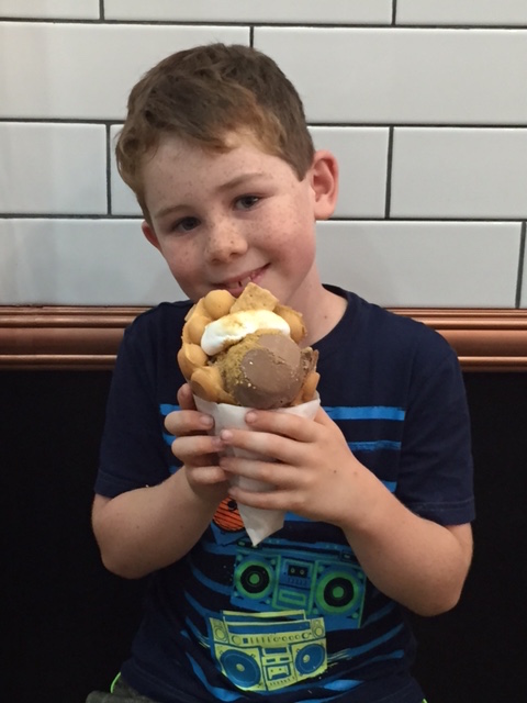 Puffle Ice Cream Cones in Los Angeles