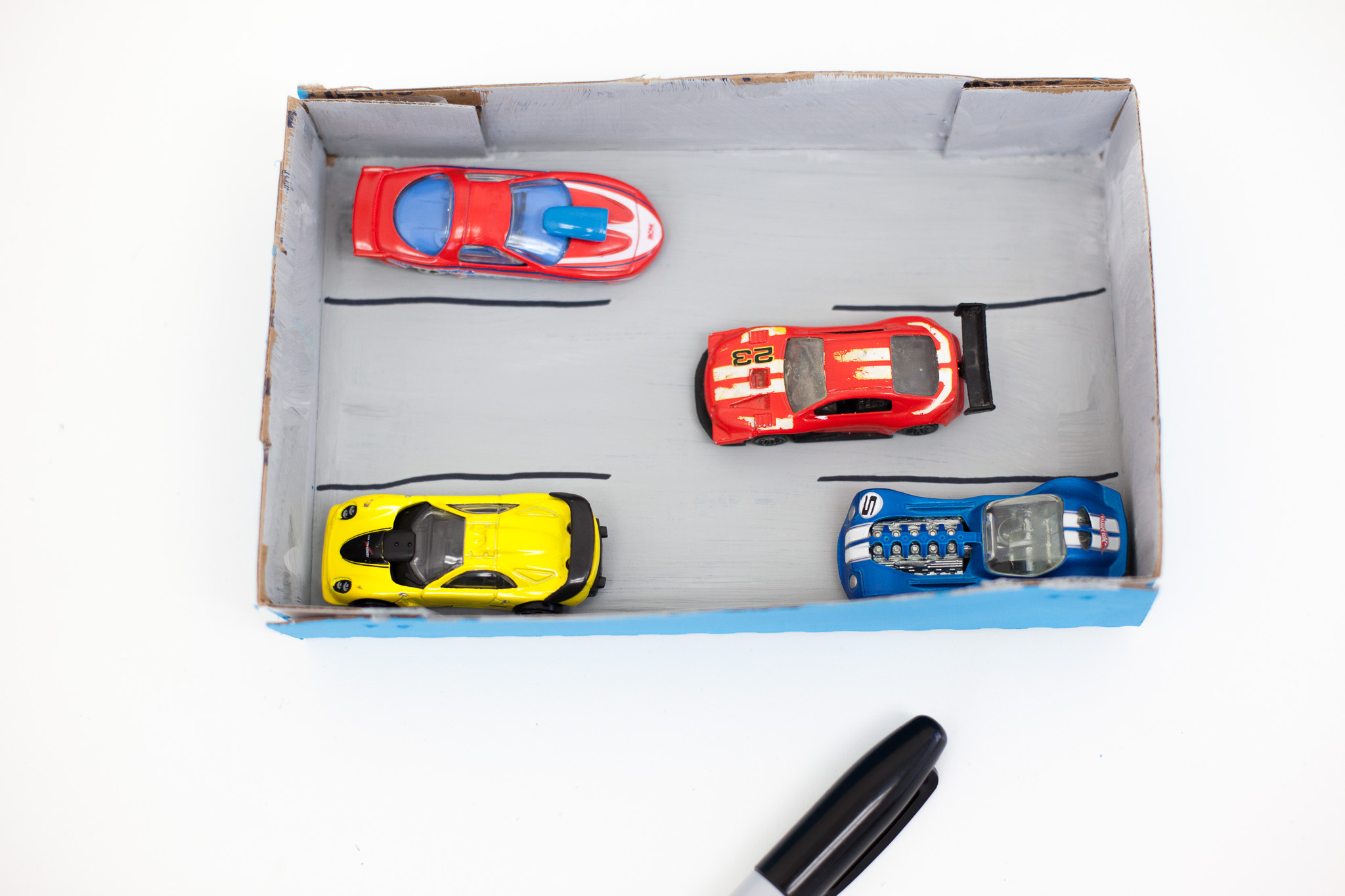 Easy Toy Car Garage Craft