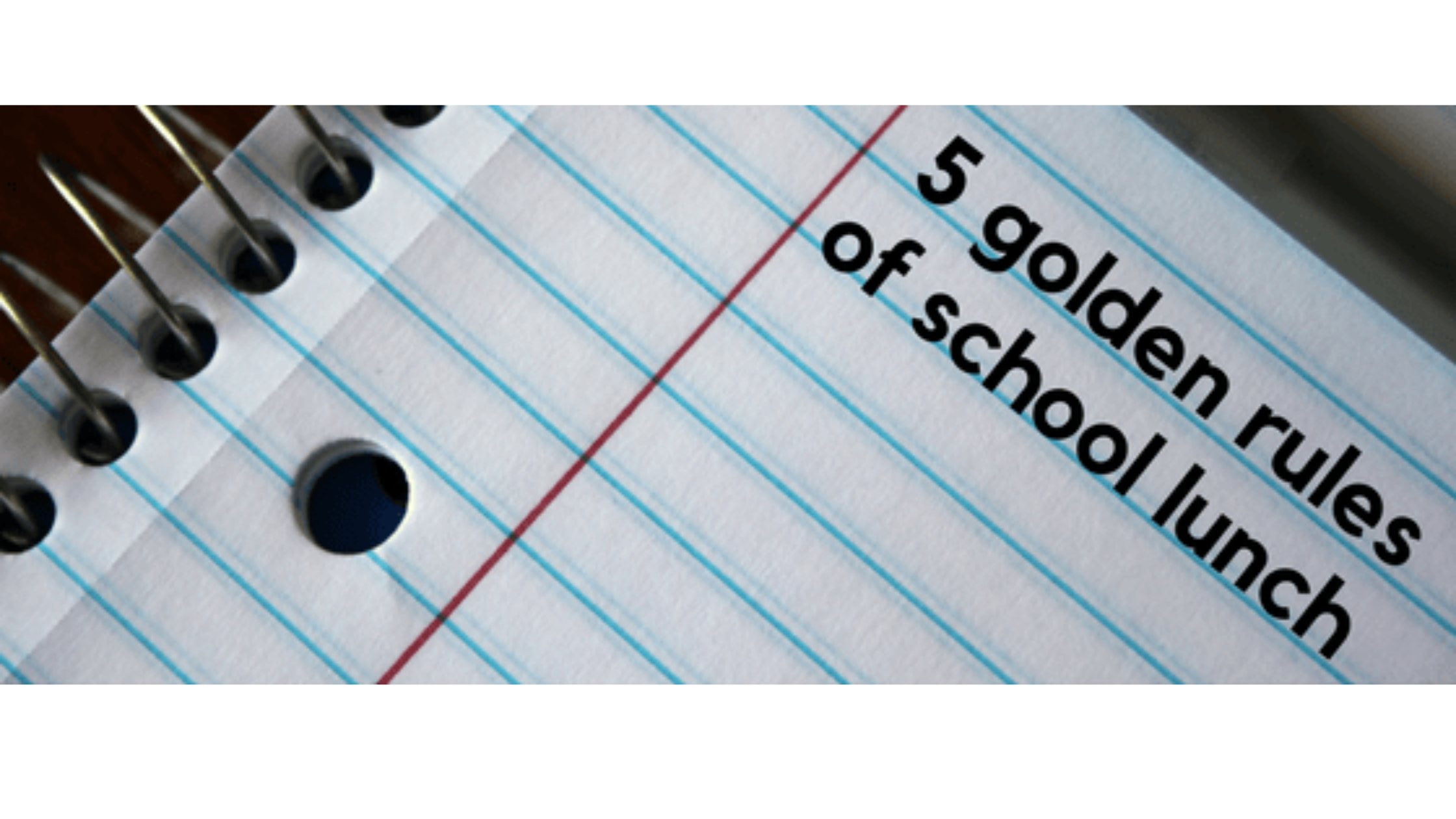 The 5 Golden Rules of a Healthy School Lunch - Tinybeans