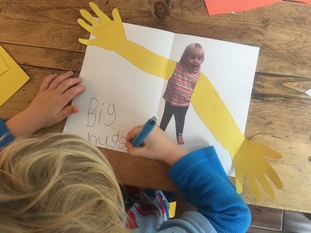 Easy DIY Hug Card for Valentine's Day or Just Because