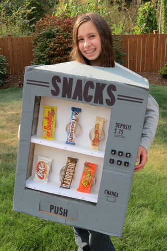 DIY Eco-Friendly Box Halloween Costumes