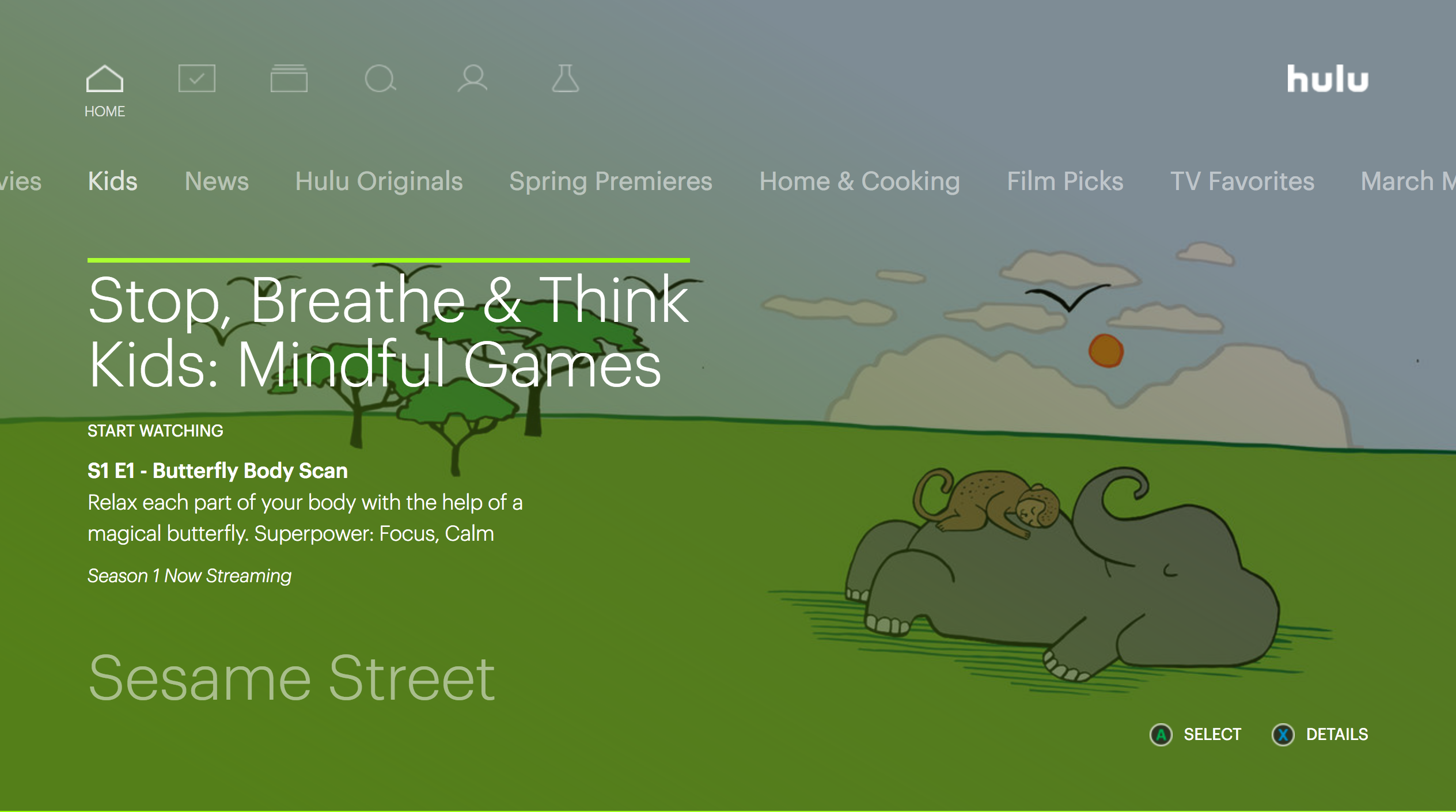 Hulu Kids Launches Mindfulness & Meditation Videos