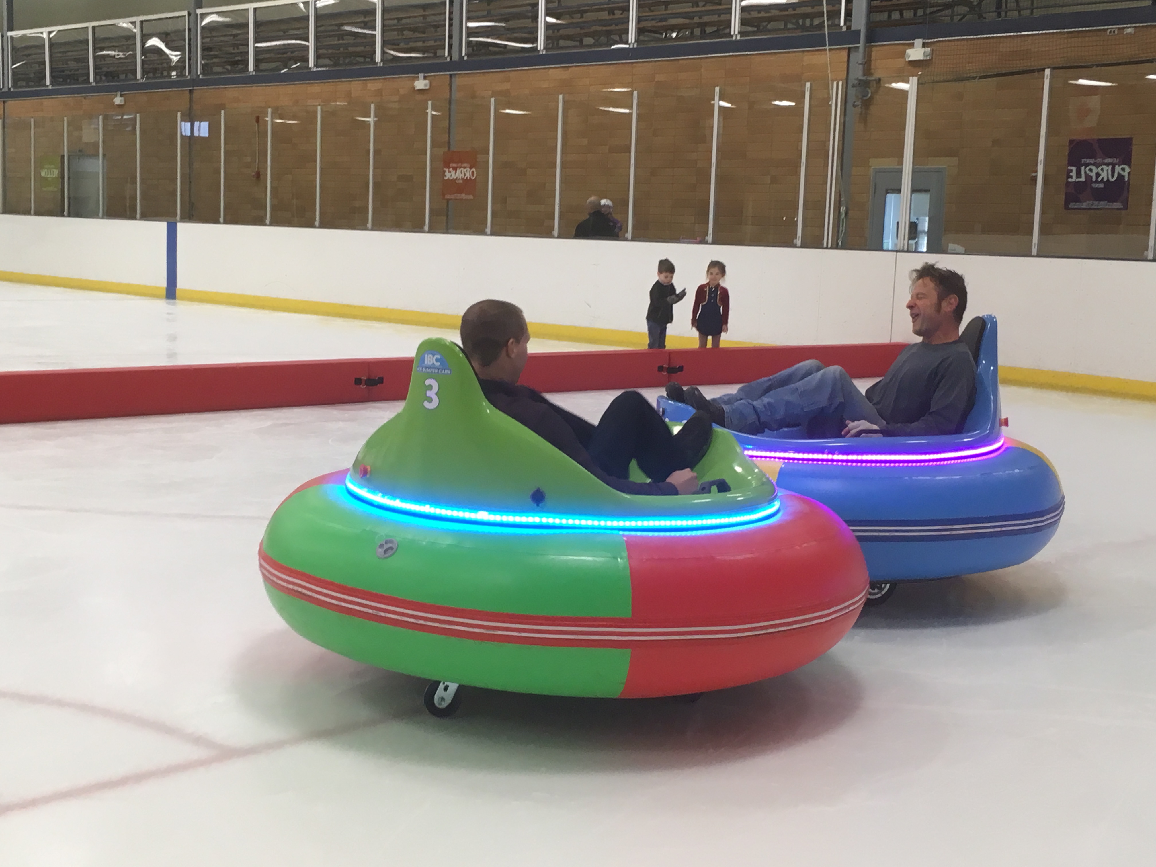 Ice Bumper Cars at Sprinker Recreation Center Tacoma, WA