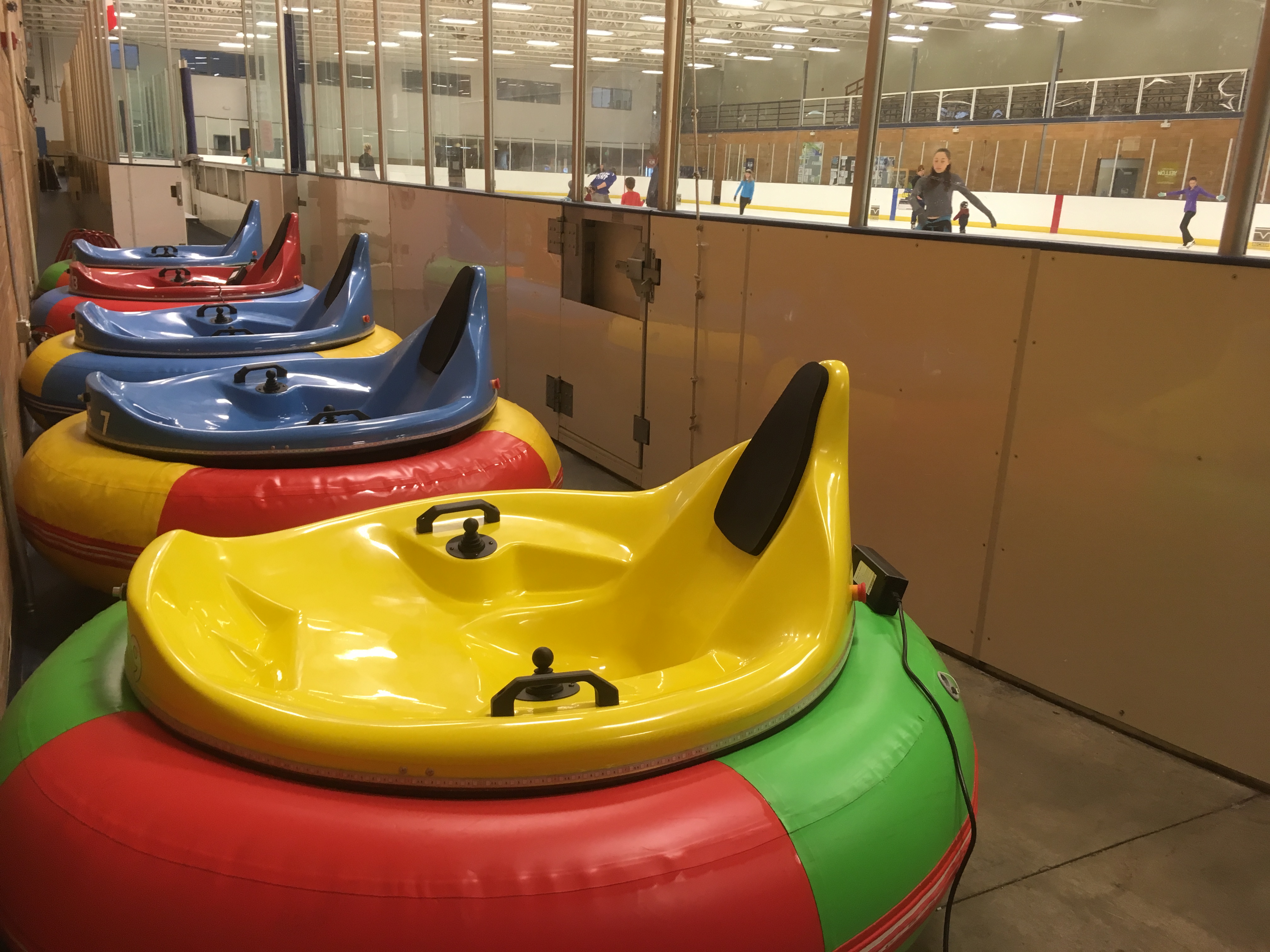 Ice Bumper Cars at Sprinker Recreation Center Tacoma, WA