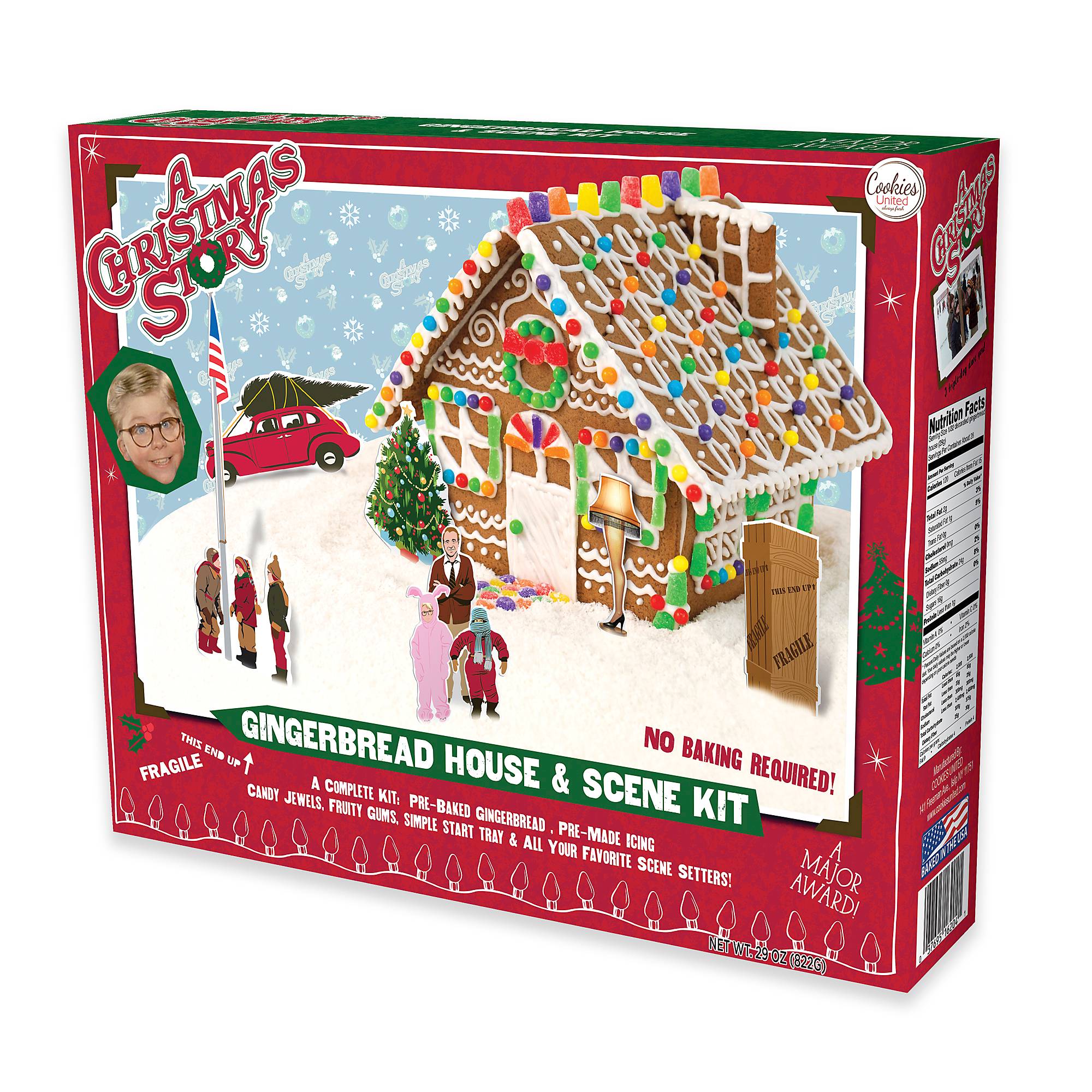 The New "A Christmas Story" Gingerbread House Kit Has it All, Including ...