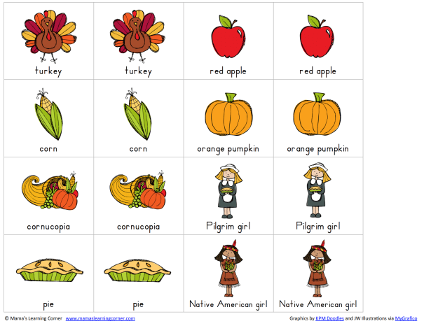 Free Thanksgiving Coloring Pages and Puzzles for Kids