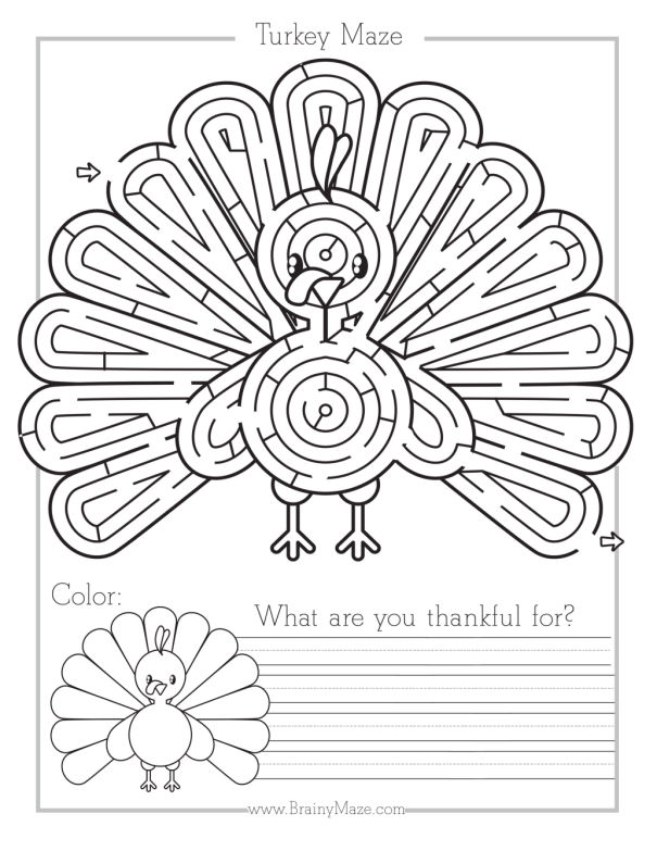 35 Free Thanksgiving Printable Activities for Kids - Tinybeans