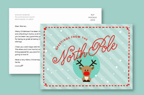 Here's How to Make Sure Your Kids Get a Postcard From Santa