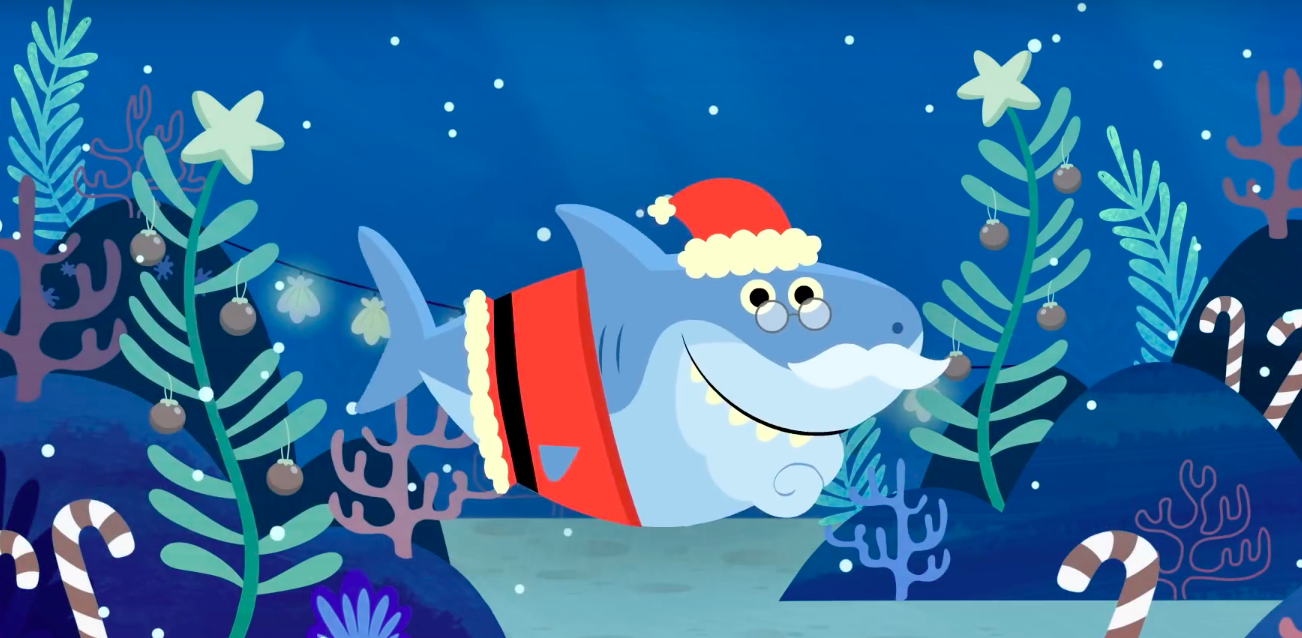 This "Santa Shark" Video Will Have You Ho-Ho-Ho-ing All Season Long ...