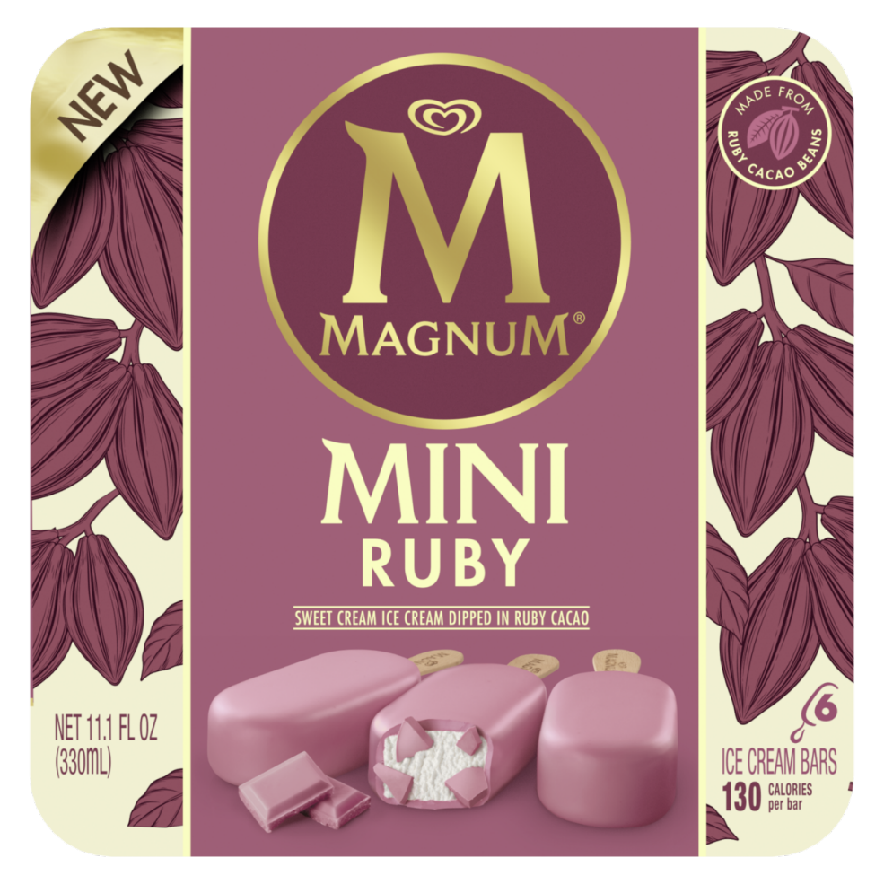 These Pink Magnum Bars Are Made with a New Kind of Chocolate - Tinybeans