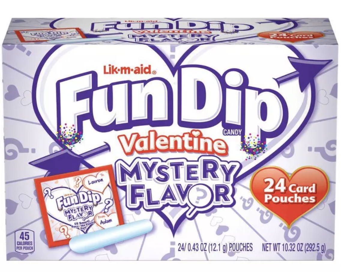 These Mystery-Flavored Fun Dip Pouches Are Perfect for Valentine's Day ...