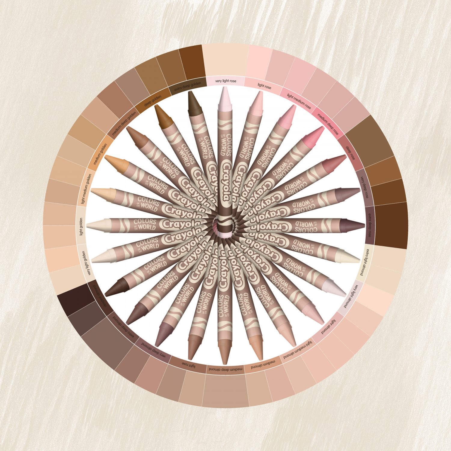 Crayola Expands "Colors of the World" Collection to Over 40 Skin Tones ...