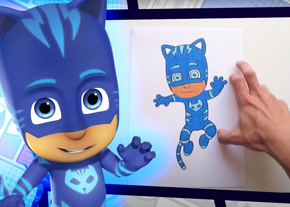 Here's How to Draw Your Favorite "PJ Masks" Characters - Tinybeans