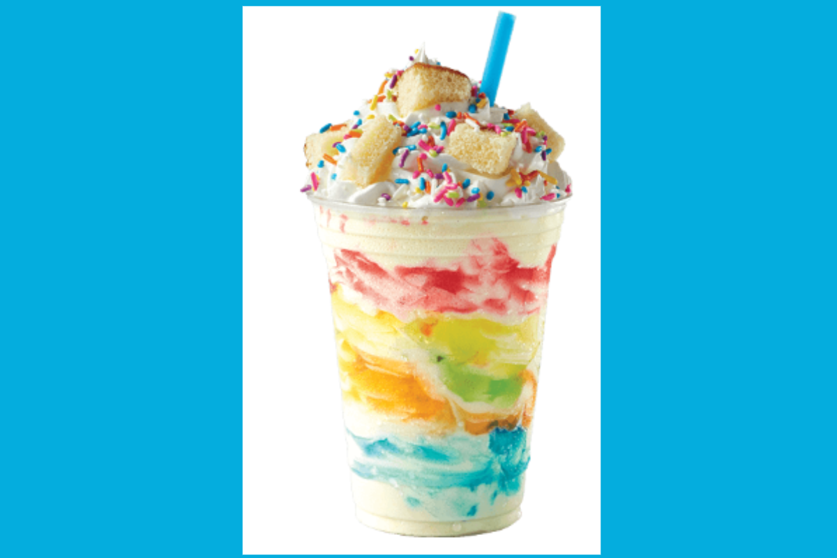 Carvel's New Tie Dye Shake Tastes Like Cake Batter - Tinybeans