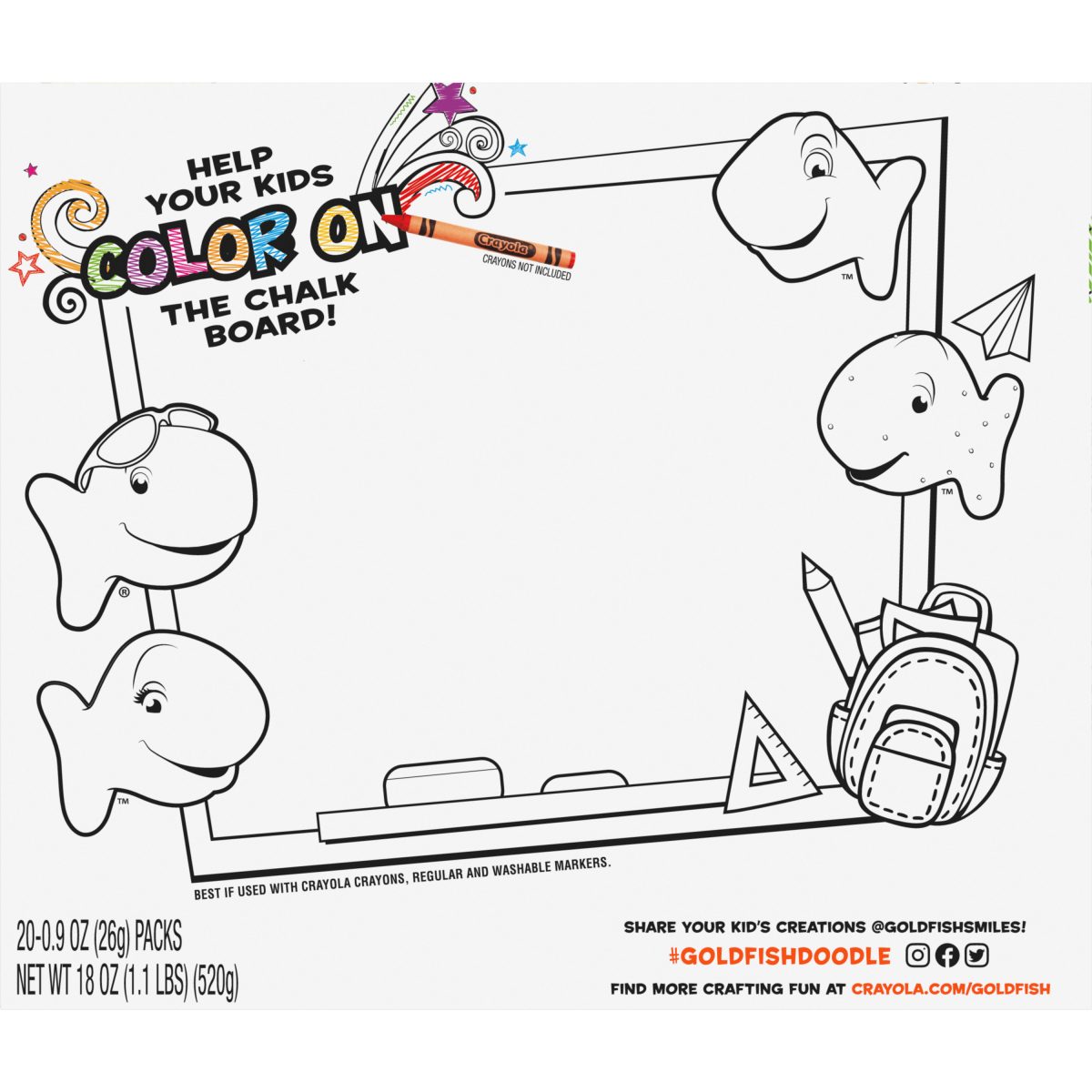 Goldfish Colors Teamed Up with Crayola to Launch "Color on Me ...