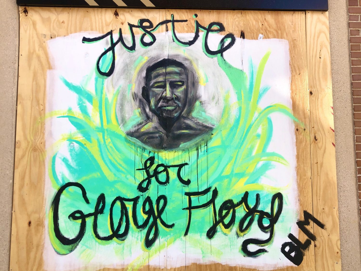 BLM Graffiti and Peaceful Protests in Chicago, IL