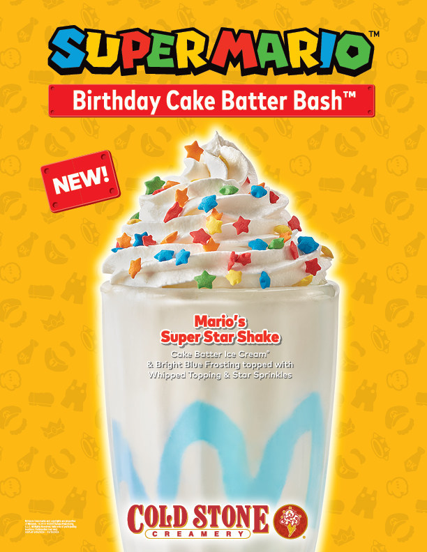 Cold Stone Creamery Commemorates Super Mario Bros. 35th Anniversary ...