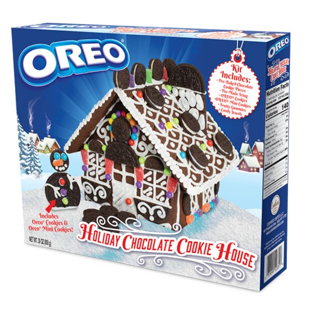 OREO's Chocolate Cookie House Is Holiday Goals - Tinybeans