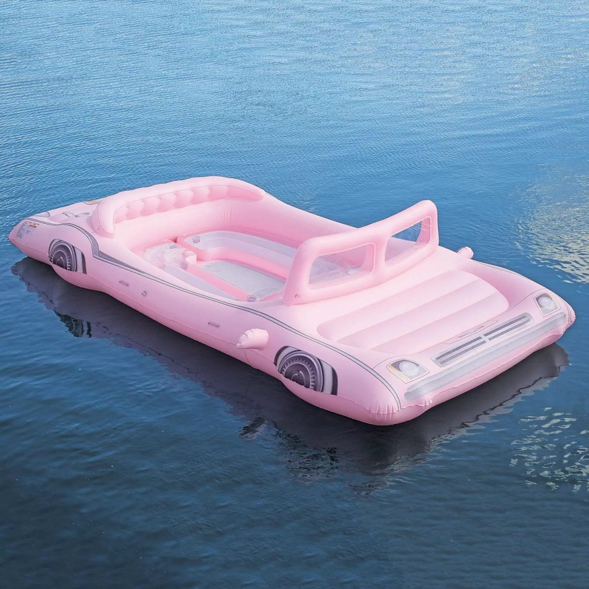 Go Big This Summer with Sam's 20-Foot Pink Limo Float - Tinybeans