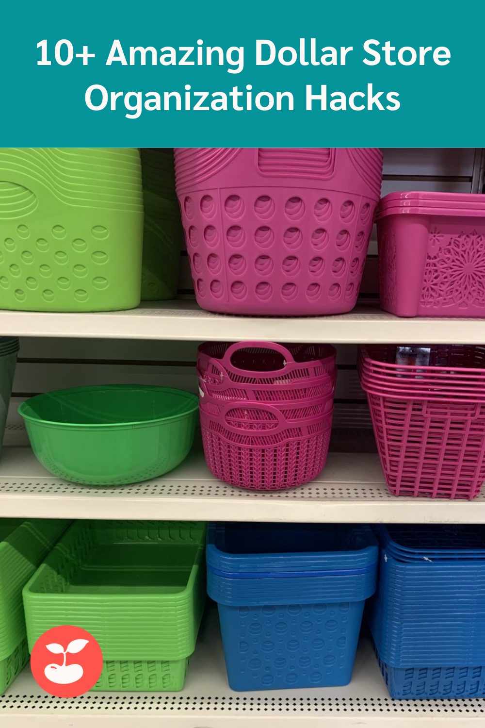 Cheap Ways to Organize from the Dollar Store