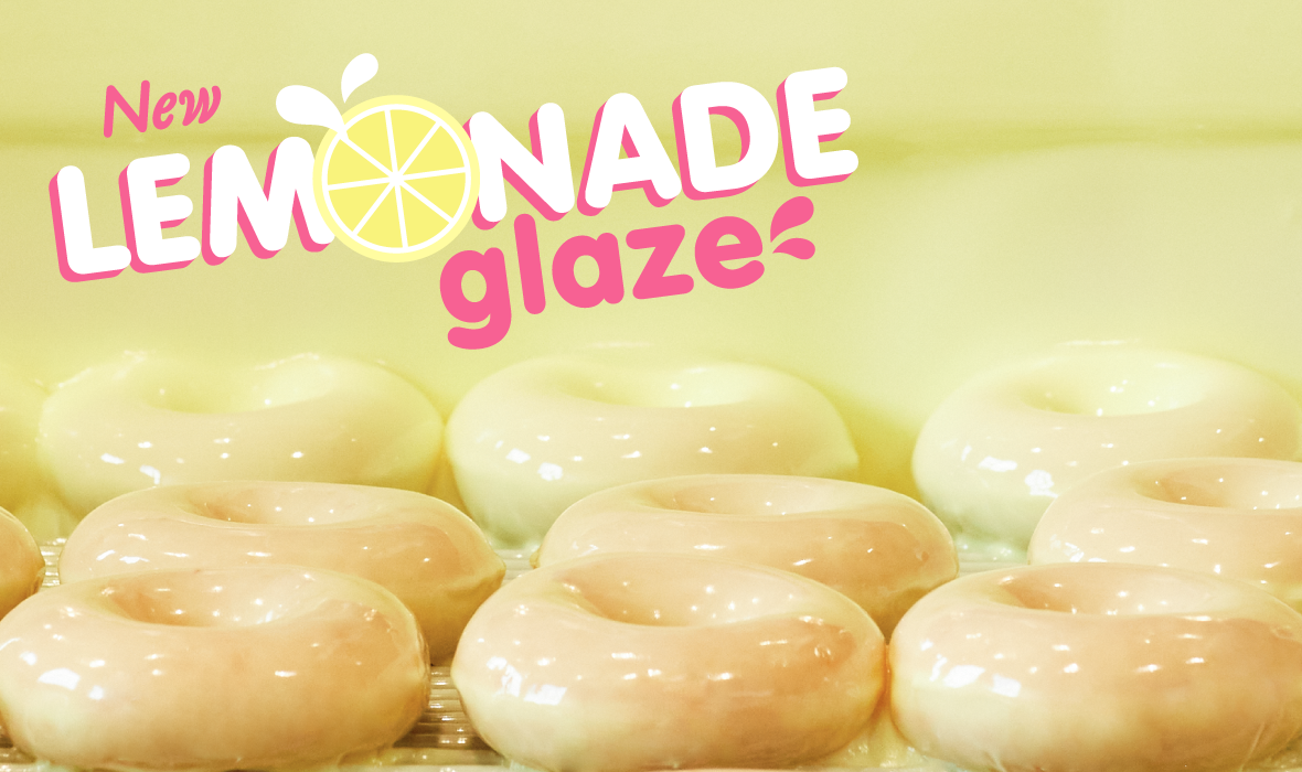 Sweet, Sour & Super Limited: Krispy Kreme Launches Lemonade Glazed ...