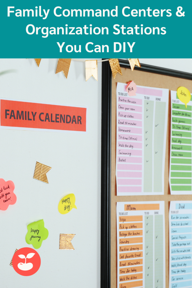 How to Create a Family Command Center & Finally Stay Organized