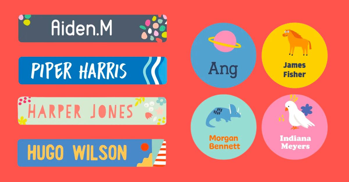 Kids Labels to Help Keep Track of Their Stuff - Tinybeans