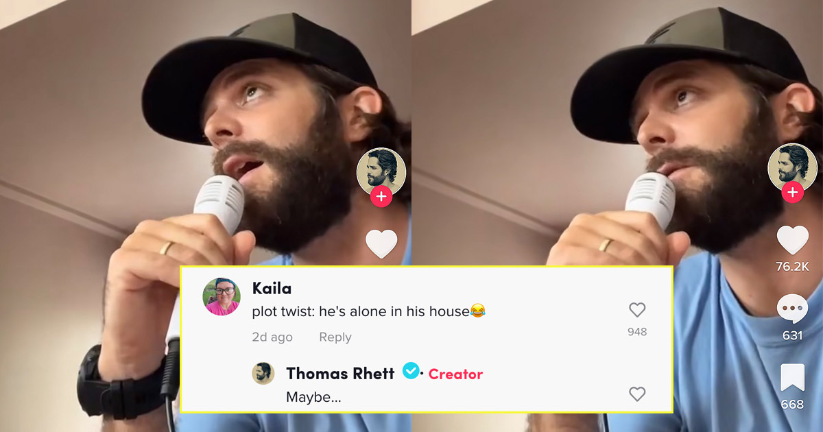 Thomas Rhett Nails 'Frozen' Song For His Girls In Sweet TikTok