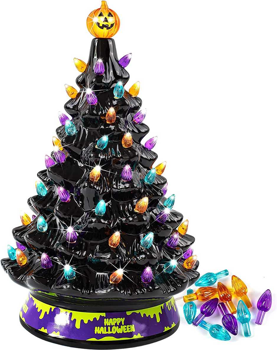 Ceramic Halloween Trees Are the Decor You Need This Year