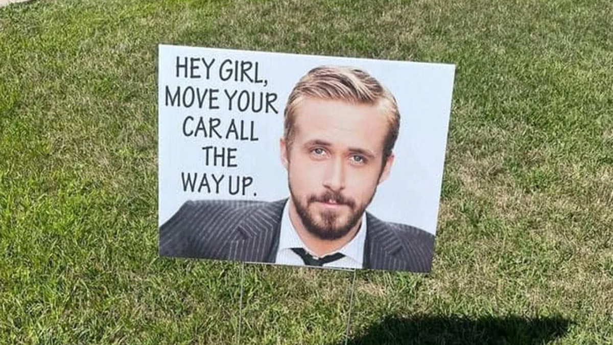 Funny Drop-Off Line Signs Are Cracking Parents Up