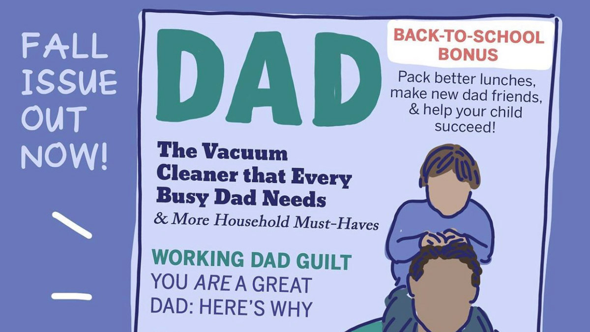 Comic's New 'Dad Magazine' Shows Parenting Double Standard
