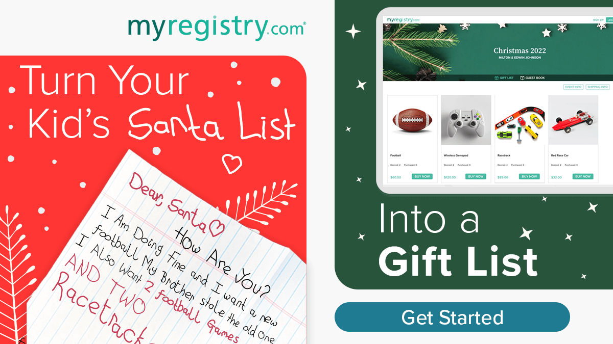 Holiday Shopping with MyRegistry's Online Gift List - Tinybeans