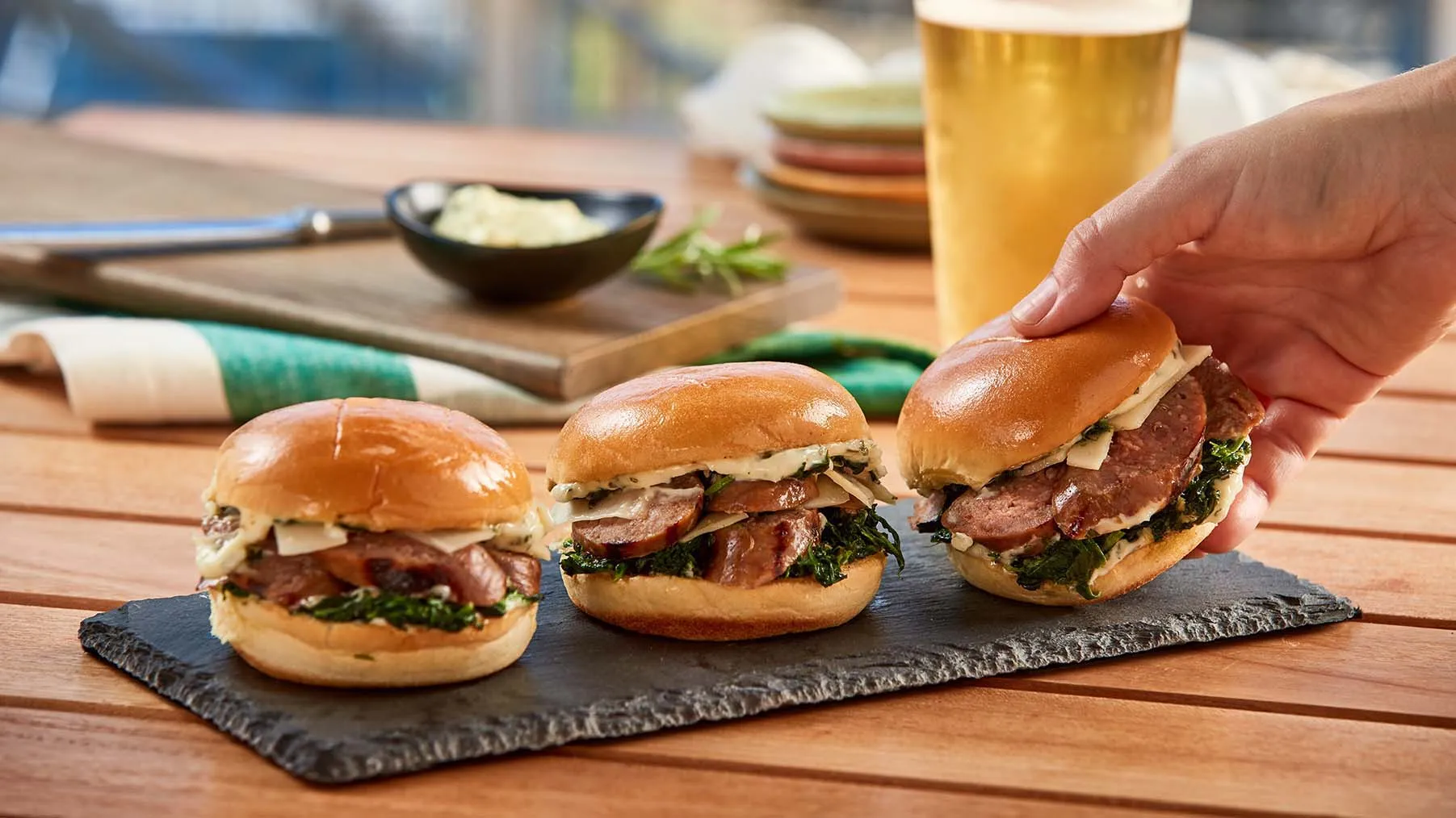 Recipe: Grilled Italian Sausage Sliders - Tinybeans