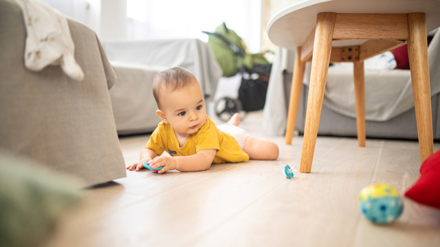 12 Babyproofing Tips to Keep a Crawling Baby Safe & Entertained