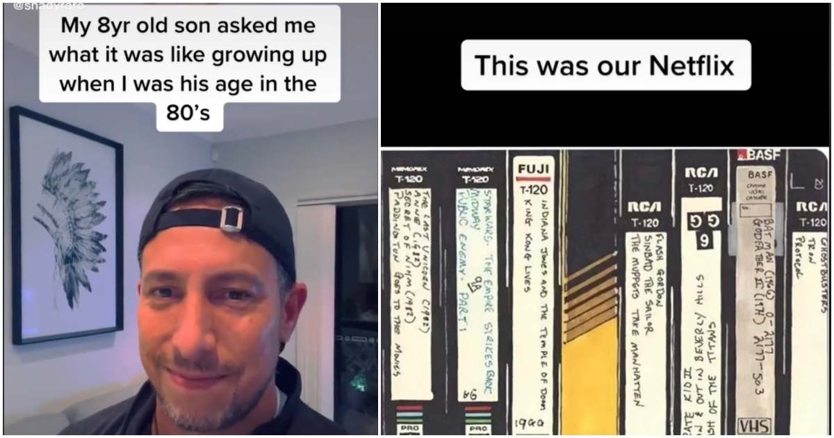 A Dad’s Viral TikTok Perfectly Sums Up Life as a Kid in the ’80s