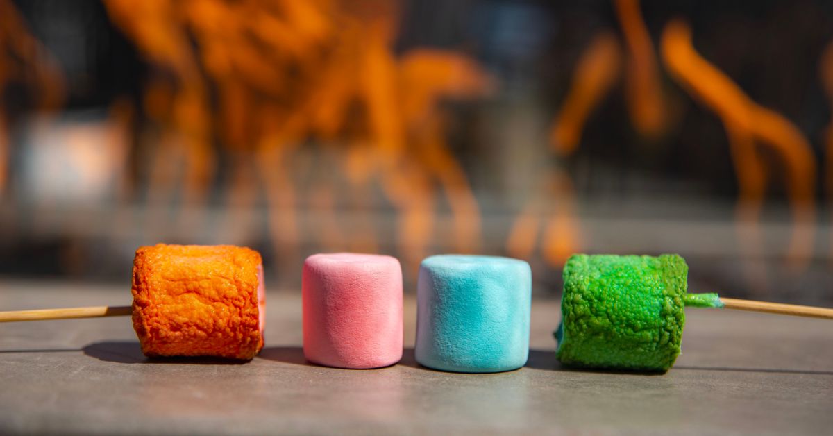 Jet Puffed Colored Marshmallows