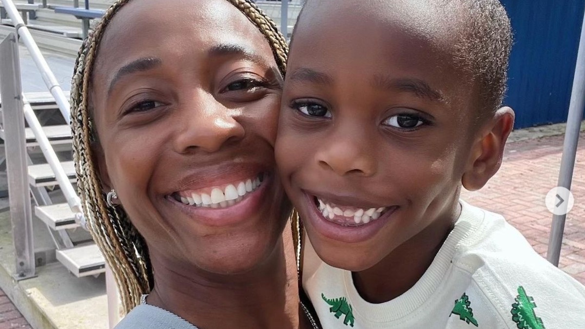 Olympian Shelly-Ann Fraser-Pryce Runs at Son's Sports Day